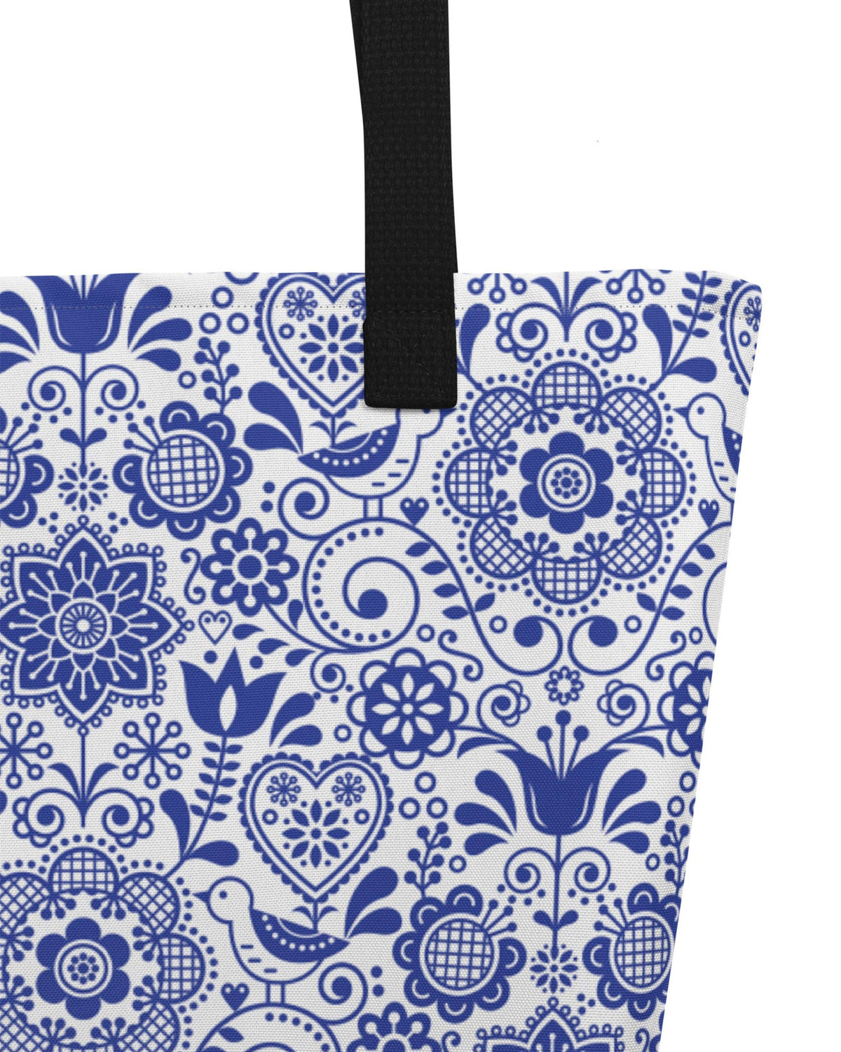 Folk Art Floral Open Tote Bag | Farmhouse Is My Style