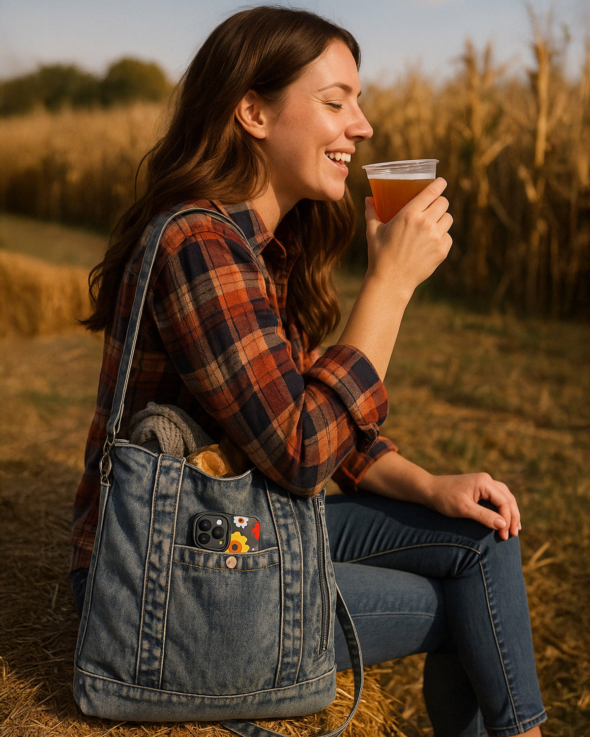 Pebblejean Dungaree Satchel | Farmhouse Is My Style