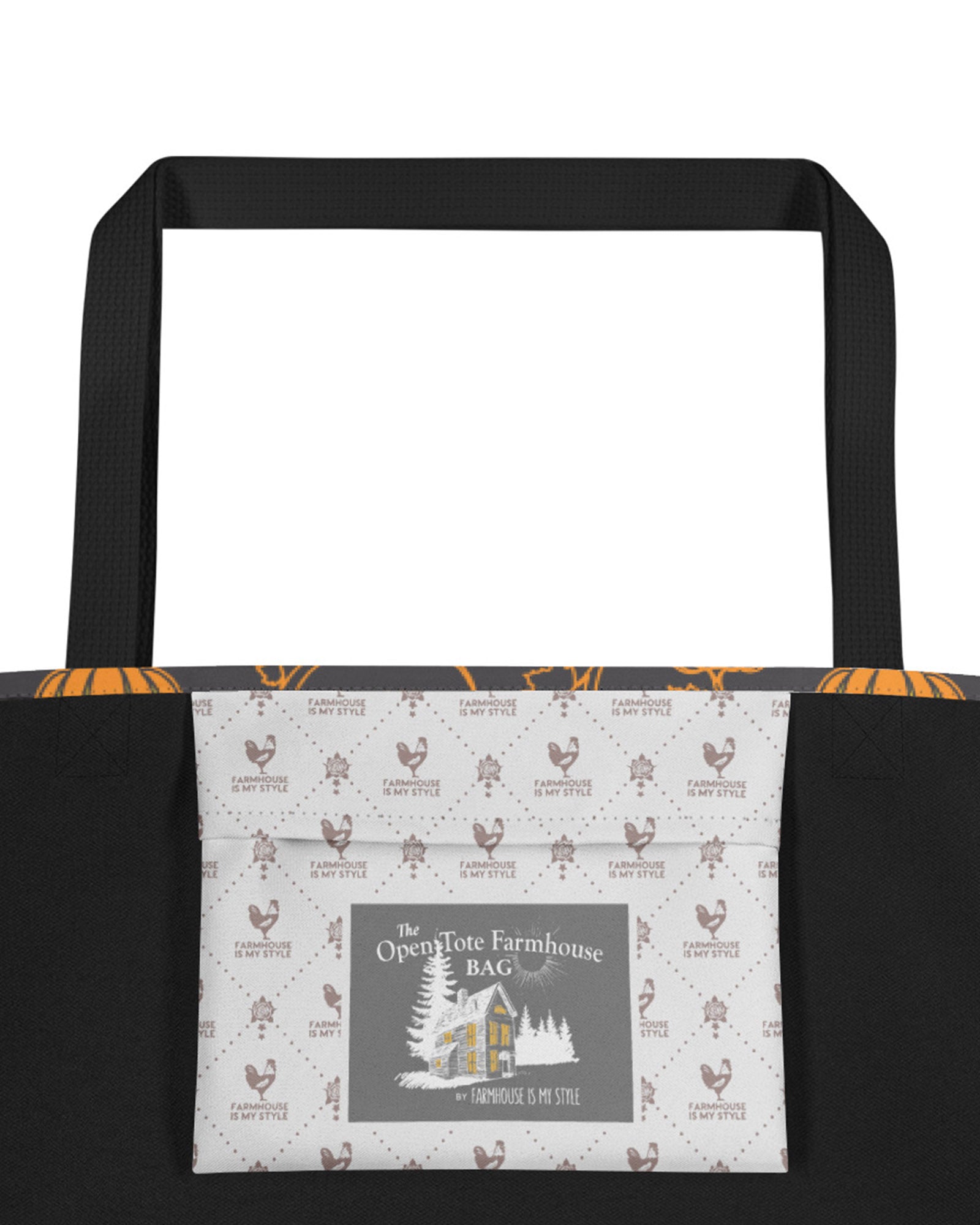 Pumpkin Patch Open Tote Bag | Farmhouse Is My Style